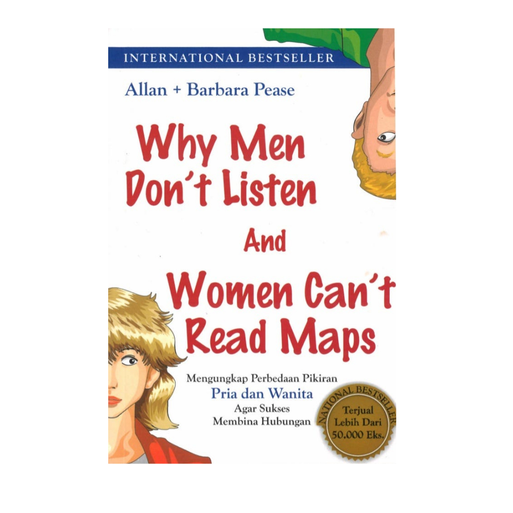 [Edisi Bahasa] Why Men Don’t Listen and Why Women Can’t Read Maps Allan & Barbara Pease | Shopee ...