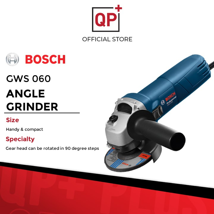 BOSCH GWS700 4'' SMALL ANGLE GRINDER MESIN POTONG BESI 700W | Shopee ...