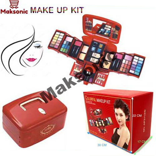 Professional Full Makeup Box Set – Multi-Layer Cosmetic Kit with Mirror ...