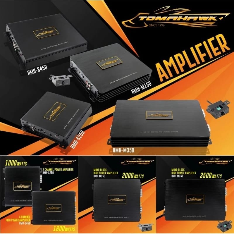 TOMAHAWK 2 Channel/4 Channel Monoblock Amplifier | Shopee Malaysia