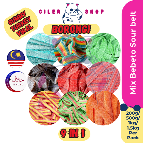 Halal Mix Gummy Turkey Viral 200g 500g 1kg Per Pack | Shopee Malaysia