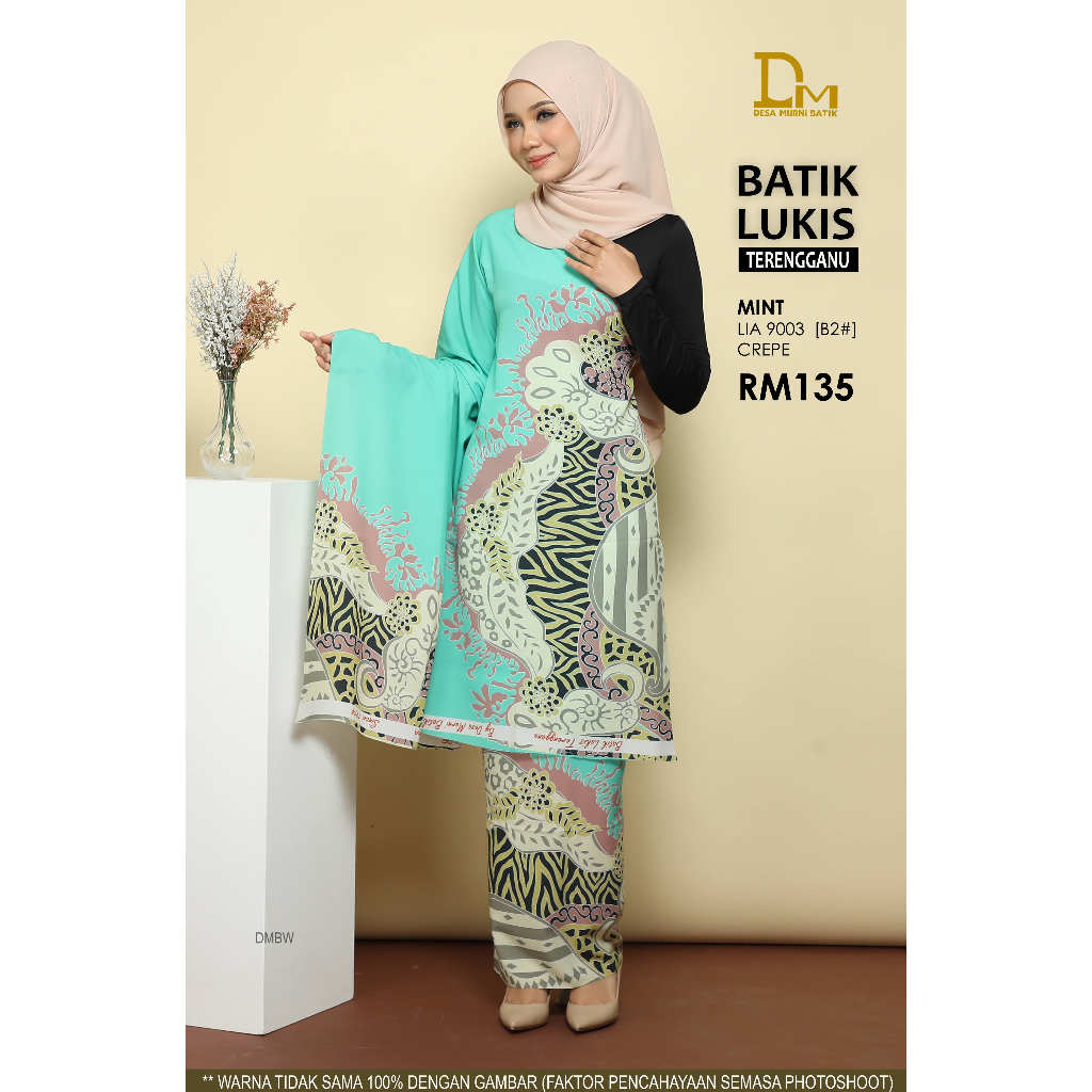 DESA MURNI BATIK - BATIK LUKIS TERENGGANU (LIA) 🔥🔥🔥 | Shopee Malaysia