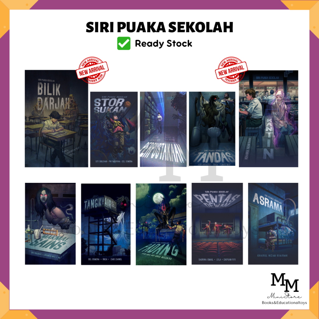 Siri Puaka Sekolah (Penerbit-X) | Novel Remaja Kanak-kanak | Buku Cerita Hantu Kisah Seram ...