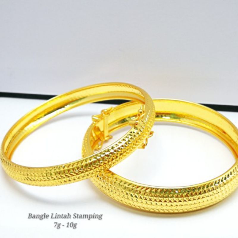 Gelang tangan lintah klasik & Donut 916 tulen bangle lintah 💯 ori ...