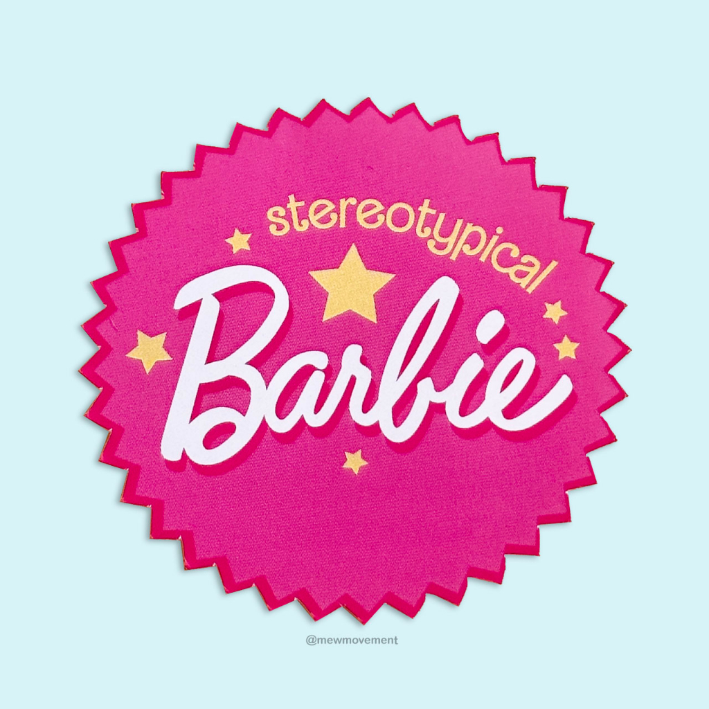 Stereotypical Barbie Sticker, Barbie Sticker, Pink Sticker, Waterproof ...