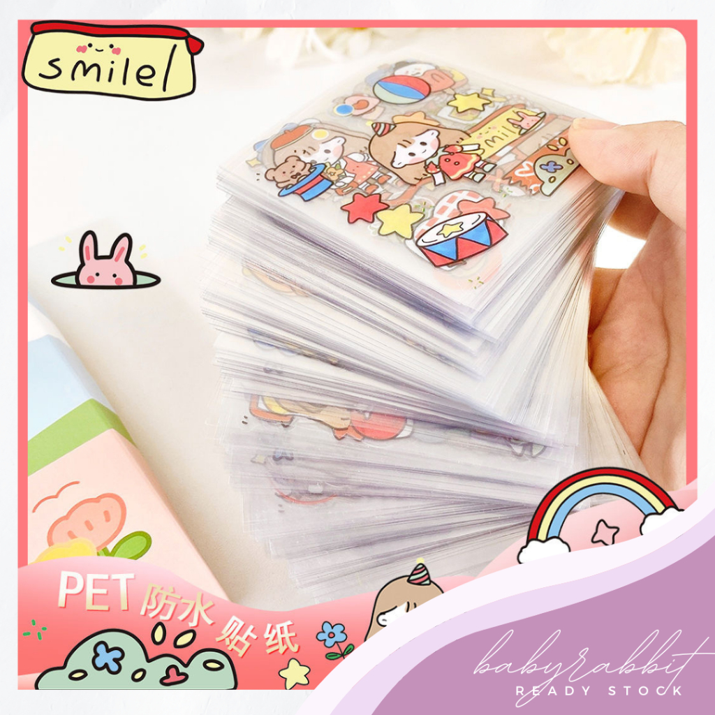 MOMO Waterproof PET Stickers No Repeat Stickers Set Journalist Stickers ...