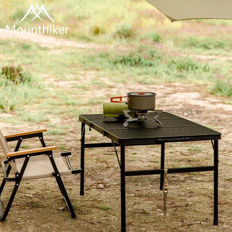 Aluminum Alloy Outdoor Folding Iron Net Table IGT Camping Mesh Table ...
