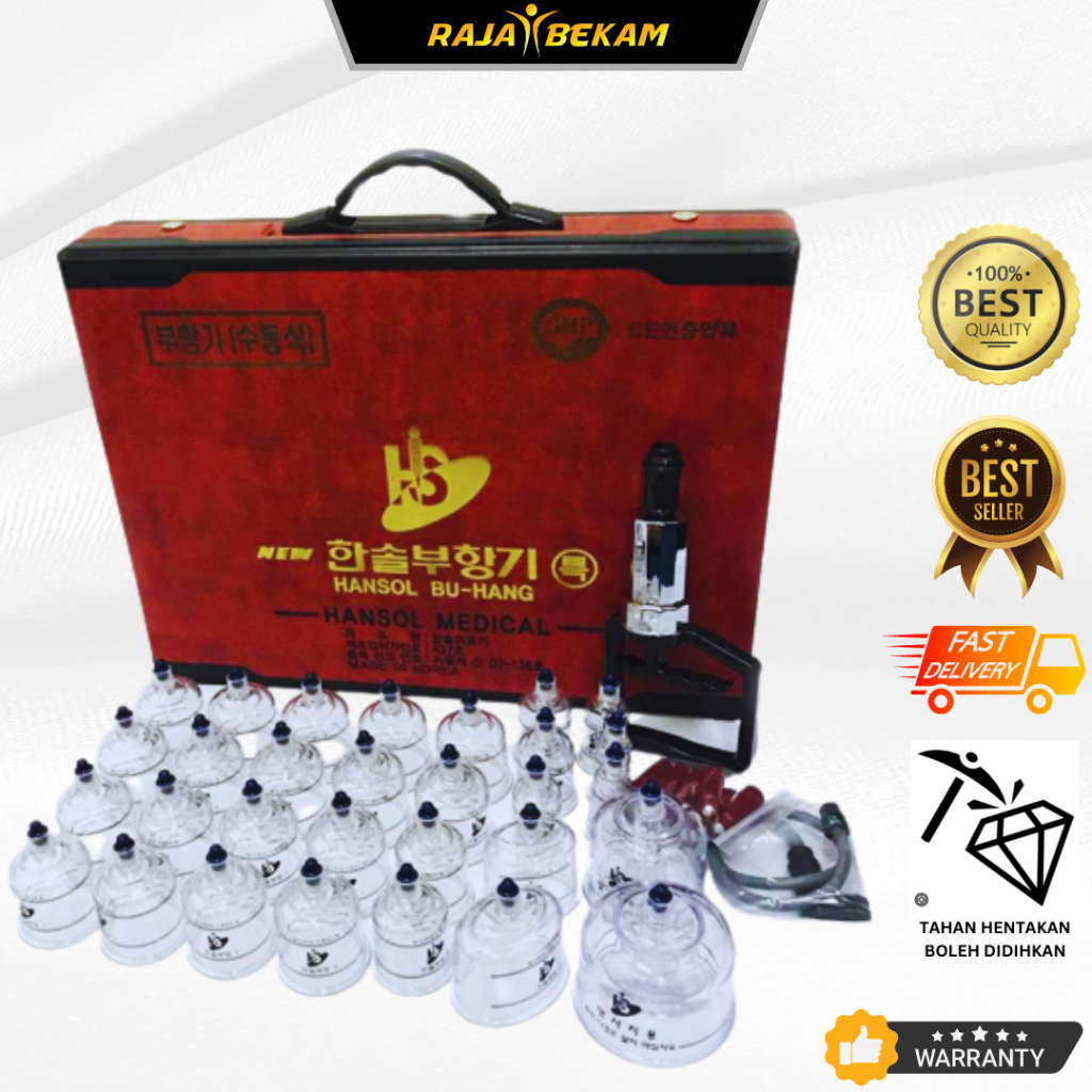 SET BEKAM HANSOL 30 CUP / 19 CUP / 17 CUP KOREA PREMIUM QUALITY CUPPING ...
