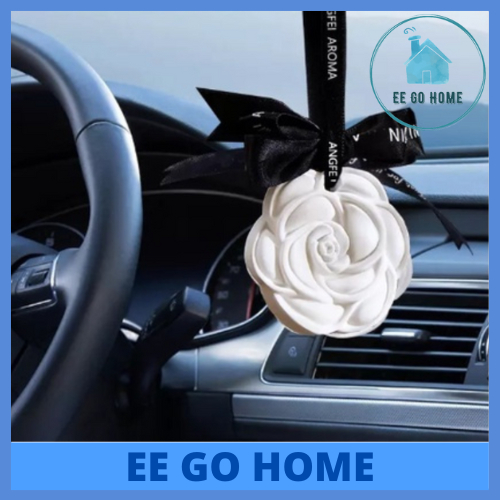 Hanging Camellia Plaster Wardrobe Aromatherapy Car Pendant Natural Fragrance Aroma Fragrance ...