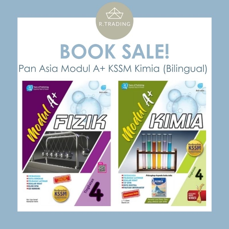 Modul A+ KSSM Fizik (Bilingual) Tingkatan 4 | Modul A+ KSSM Kimia ...