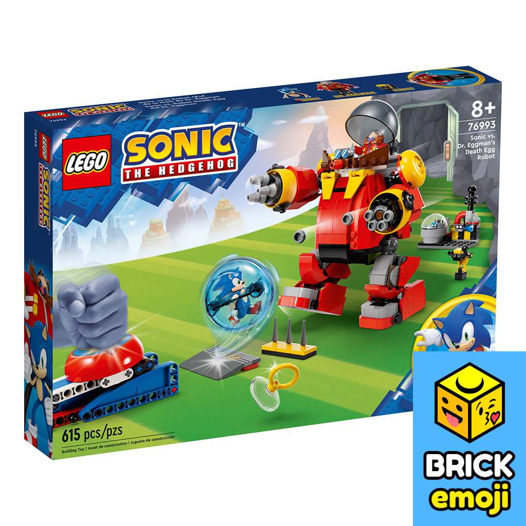 LEGO 76993 Sonic the Hedgehog Sonic vs. Dr. Eggman’s Death Egg Robot ...