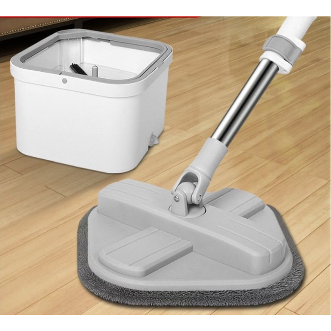 Wet and Dry Spin Mop Set Bucket Automatic Magic Rotating Mop Lazy Mops ...