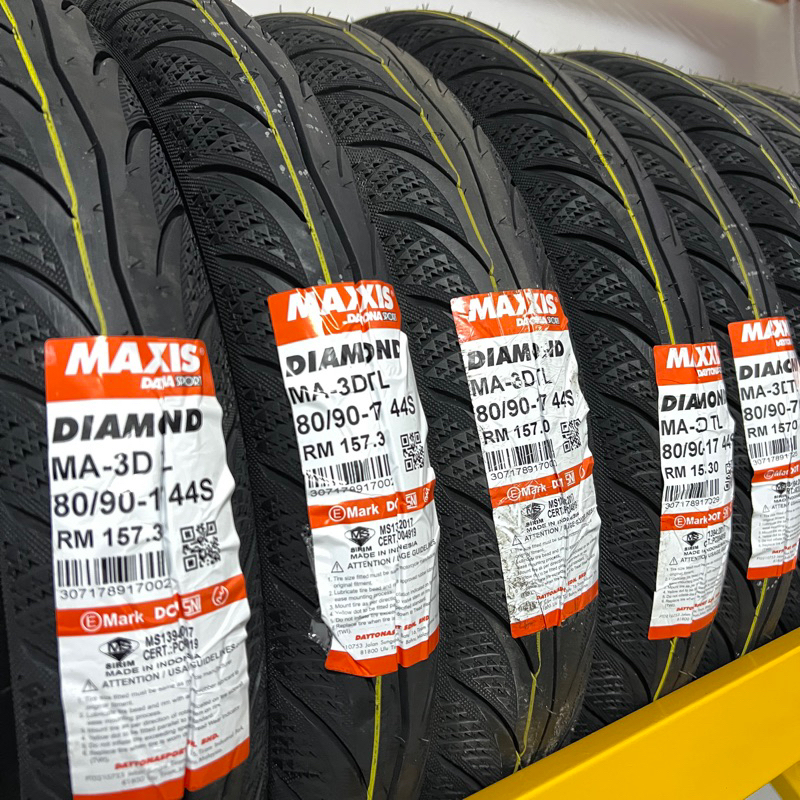 100% ORIGINAL MAXXIS TIRE TUBELESS TYRE TAYAR DIAMOND / VOLANS PRESA 70 ...