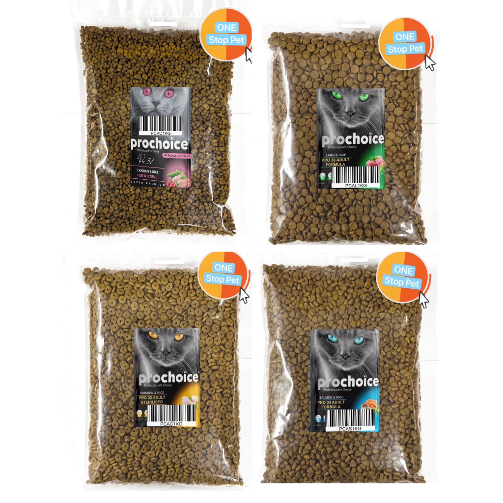 ProChoice Cat Food 1kg - Pro Choice Super Premium Cat Food / Kitten ...
