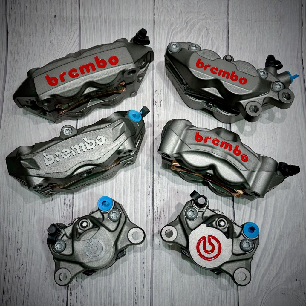 100% ORIGINAL BREMBO M3 K50 K5 4POT CALIPER FRONT Y15 BREMBO P34 2POT ...