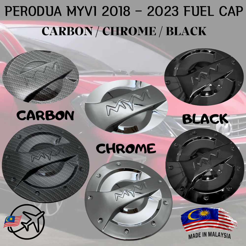 Perodua Myvi 2018 - 2022 Fuel Cap Trim Cover / Fuel Tank Cover / Fuel ...