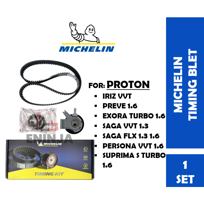 【100% ORIGINAL】MICHELIN Timing Belt Set Proton Saga Flx/ Iriz/ Exora ...