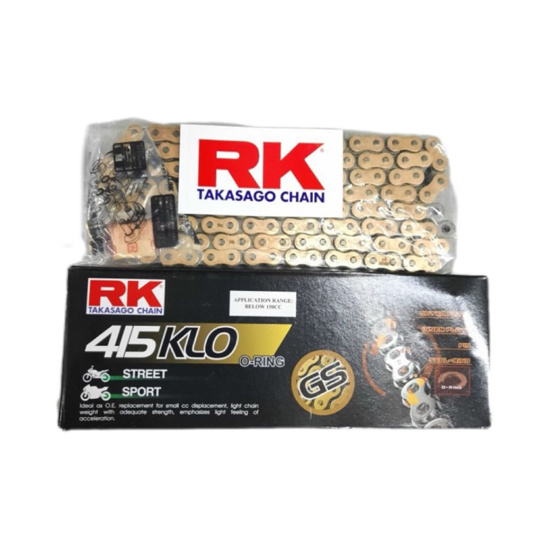 🔥PROMO🔥RK TAKASAGO 415 428 ORING CHAIN RANTAI ORING RK JAPAN 132L Y15ZR ...
