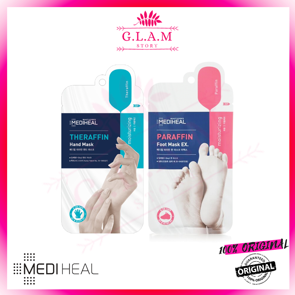 MEDIHEAL Paraffin Hand Foot Mask 1pc [GLAM] | Shopee Malaysia