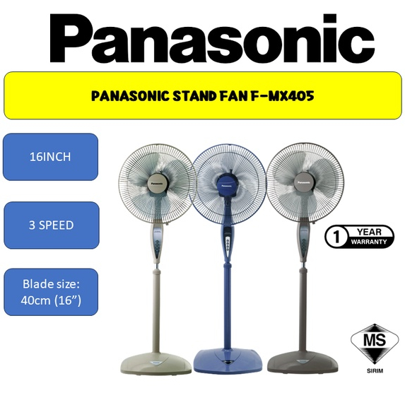 PANASONIC STAND FAN 16 INCH F-MX405 | Shopee Malaysia