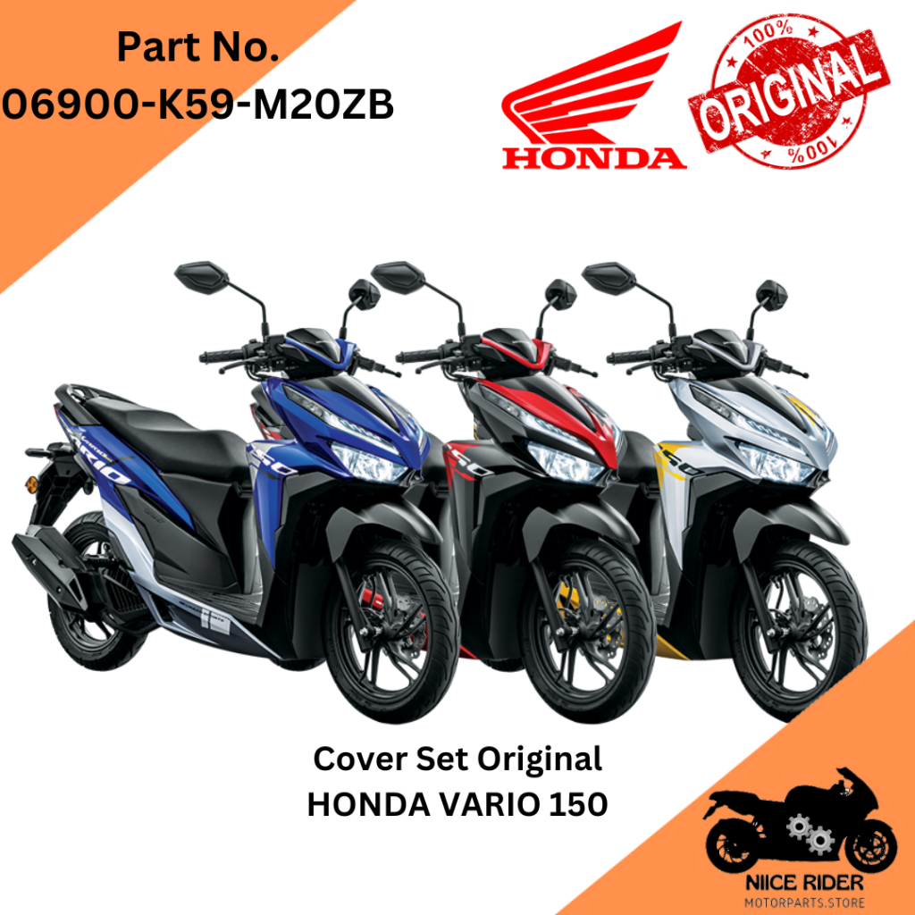 Vario 150 cover set original Honda ori 06900-K59-M20 | Shopee Malaysia