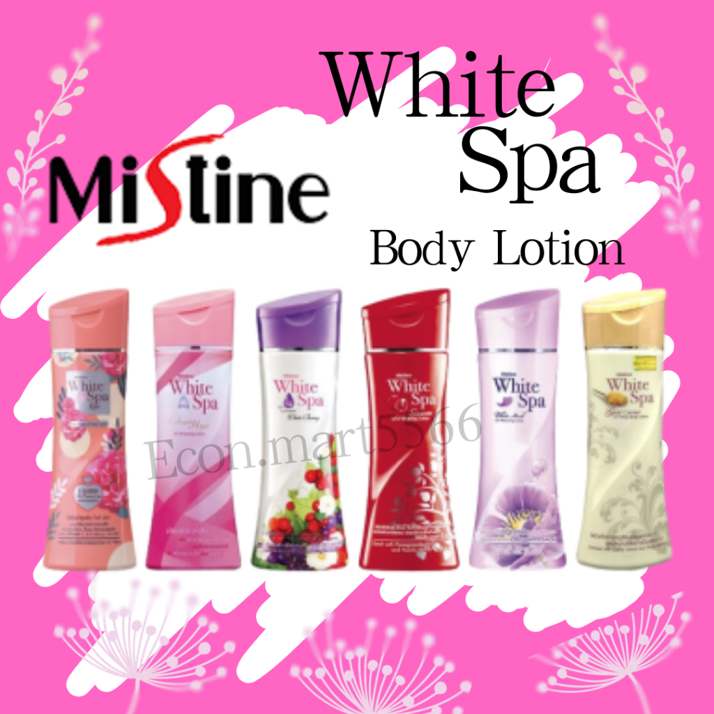 Mistine White Spa Glutathione UV Whitening Body Moisturizers Lotion Beauty 200ml | Shopee Malaysia