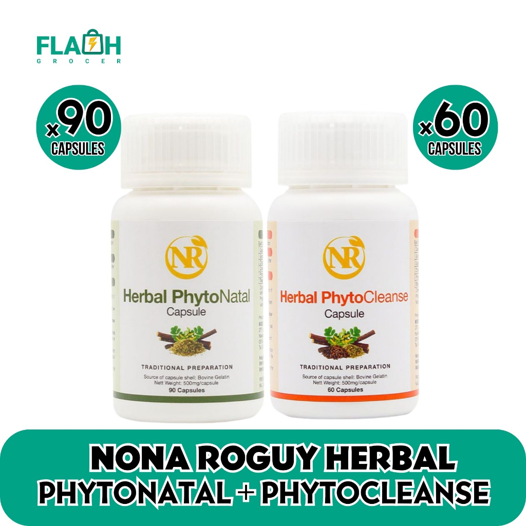 NR Nona Roguy Herbal PhytoNatal(90 Capsule)/PhytoCleanse/ Phytox ...