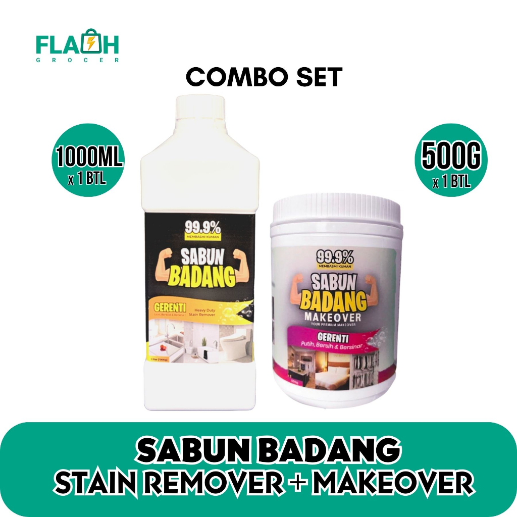 KAFERRY Sabun Badang Stain Remover 1000ml/SABUN BADANG pencuci baju ...