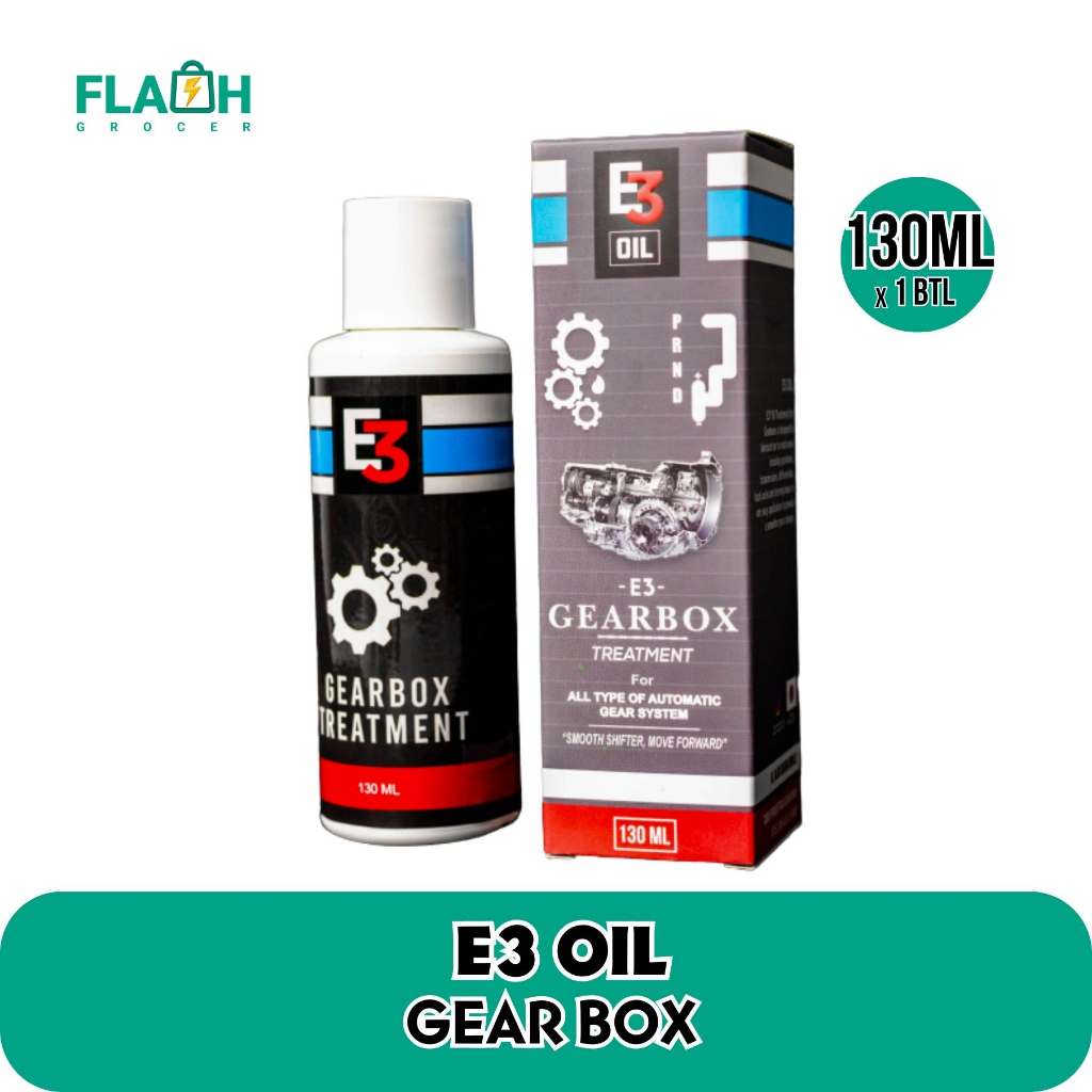 E3 Oil Gearbox Oil Treatment (130ml) / Penyelesaian Masalah Gearbox Kereta Auto Manual Cvt DSG ...