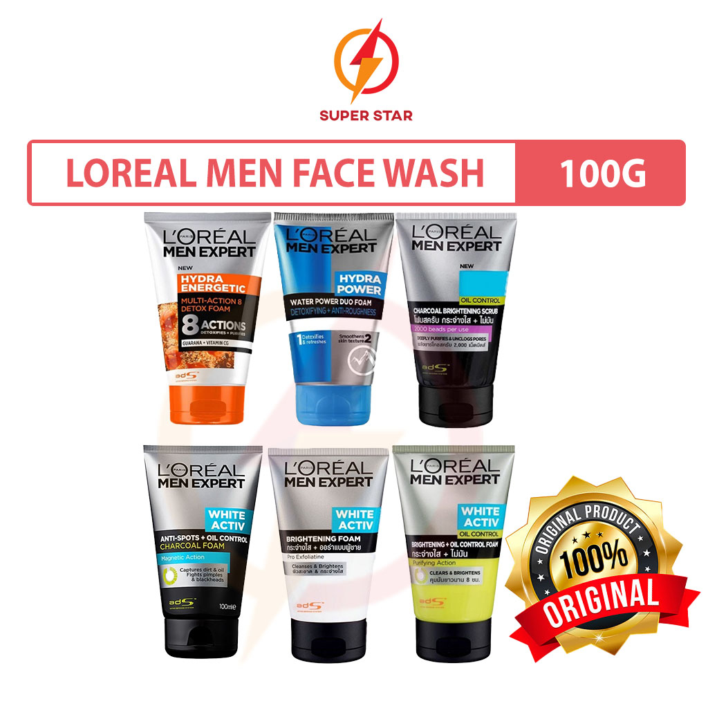 Loreal Men Expert Face Wash 100ml | Shopee Malaysia