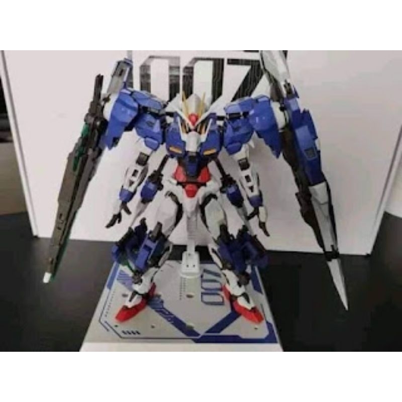 (Ready Stock) 1/100 MJH 00 Seven Sword (Blue) 2 sets Gun & Sword ...