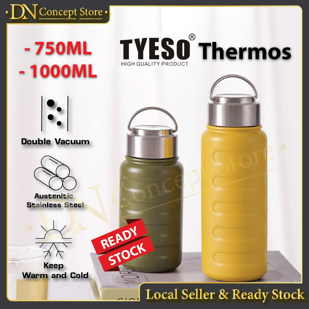 🥤TYESO 🥤Thermos bottle stainless steel tumbler water bottle vacuum ...
