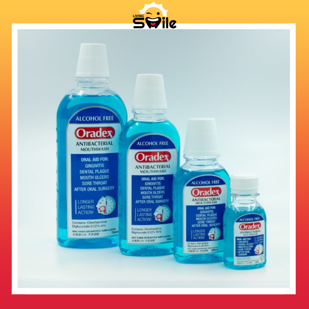 ORADEX Ubat Kumur Mulut Tanpa Alkohol Antibacterial Mouthwash ...