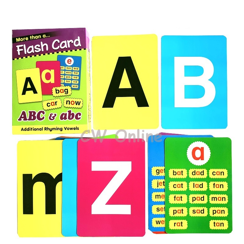 Early Learning Flash Card Kad Imbasan JAWI SUKU KATA ABC PHONIC NUMBER ...