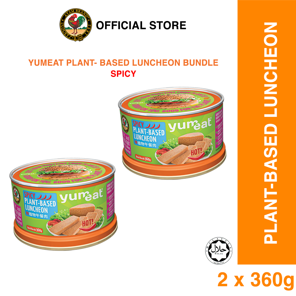 Yumeat Plant-Based Luncheon Bundle Spicy (360g x 2) | Shopee Malaysia