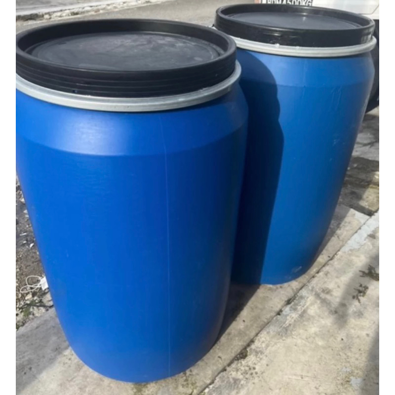 tong biru besar 220 liter | Shopee Malaysia