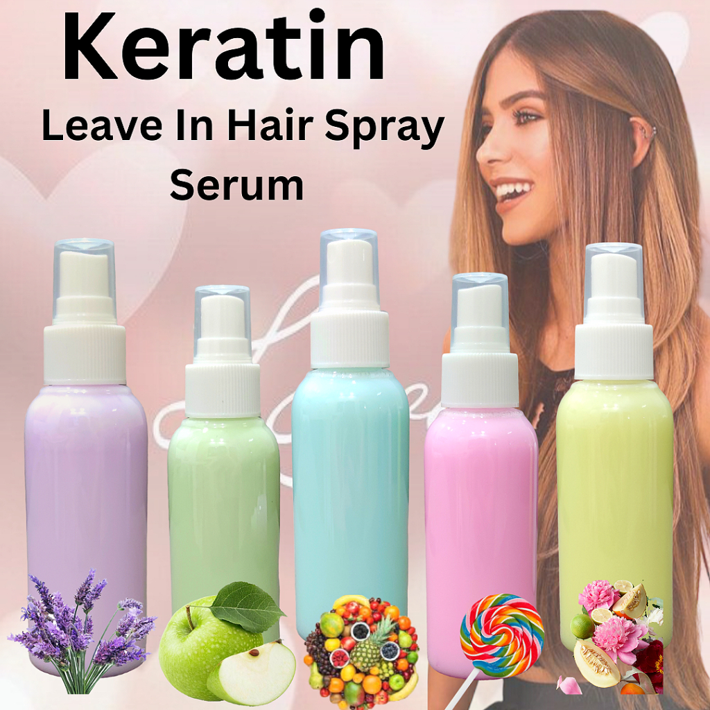 Borong Keratin Leave In Hair Serum 120ml / Keratin Spray Keratin Hair ...