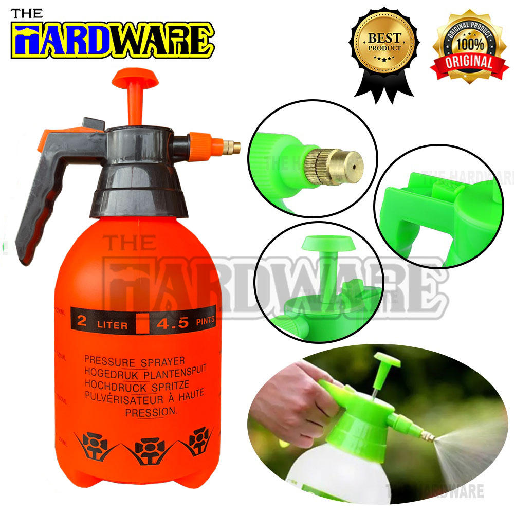 2L TWIN LEAF 3312 Garden Hand Pressure Sprayer Pump/Cleaning Spray/Pam ...
