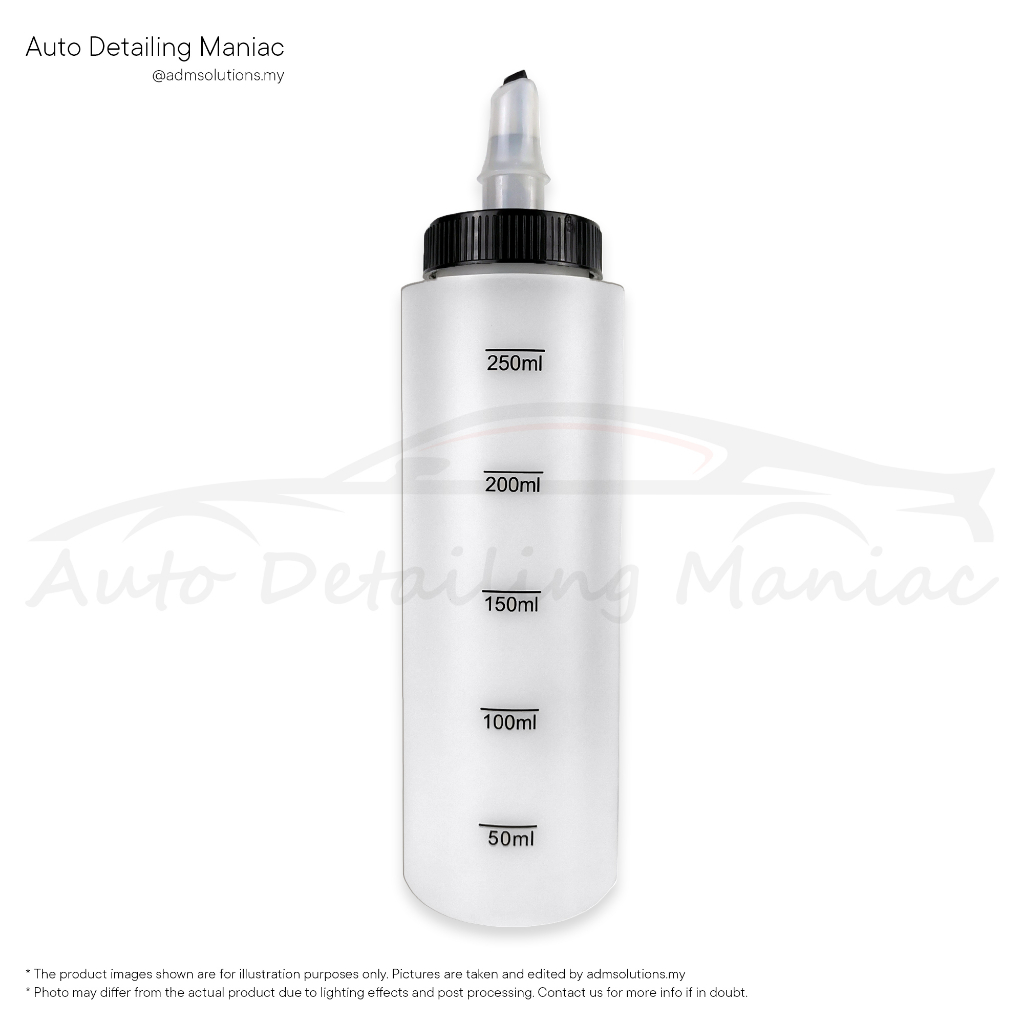 Liquid Dispenser Bottle (250ml) Wide Mouth Dressing, Compound, Wax ...