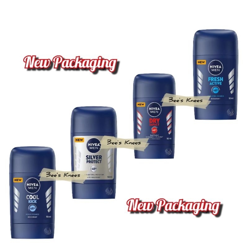 Nivea Deodorant Stick Men 50ml Antiperspirant underarm Penyahbau ...