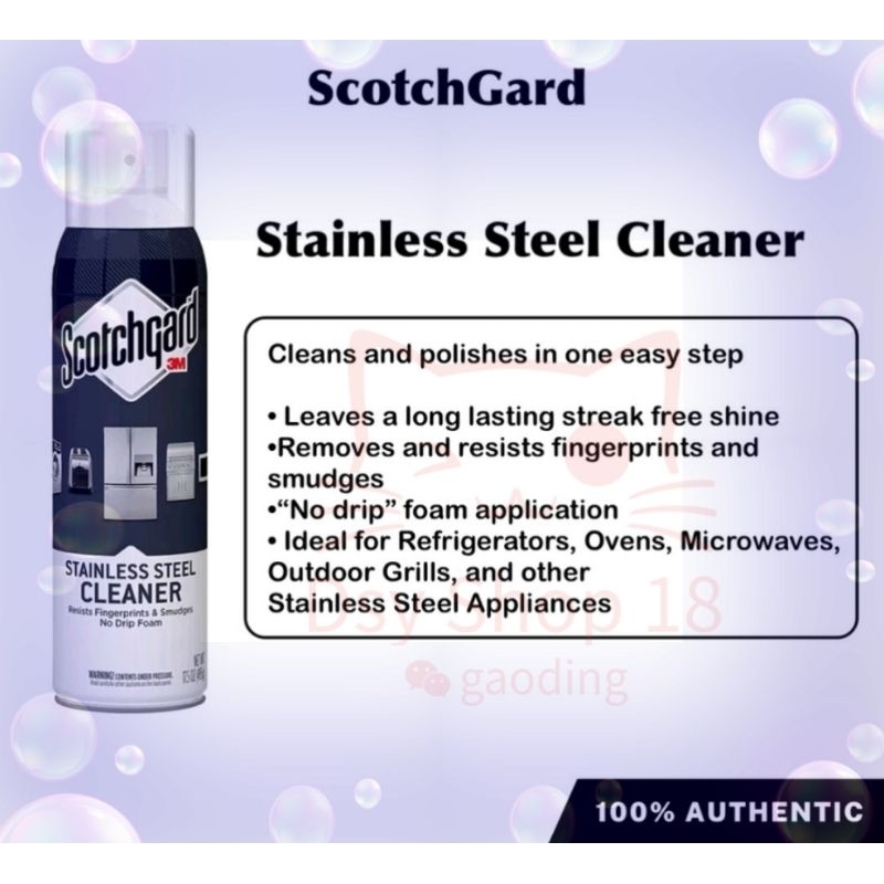 3M Scotchgard Stainless Steel Cleaner 495g | Shopee Malaysia