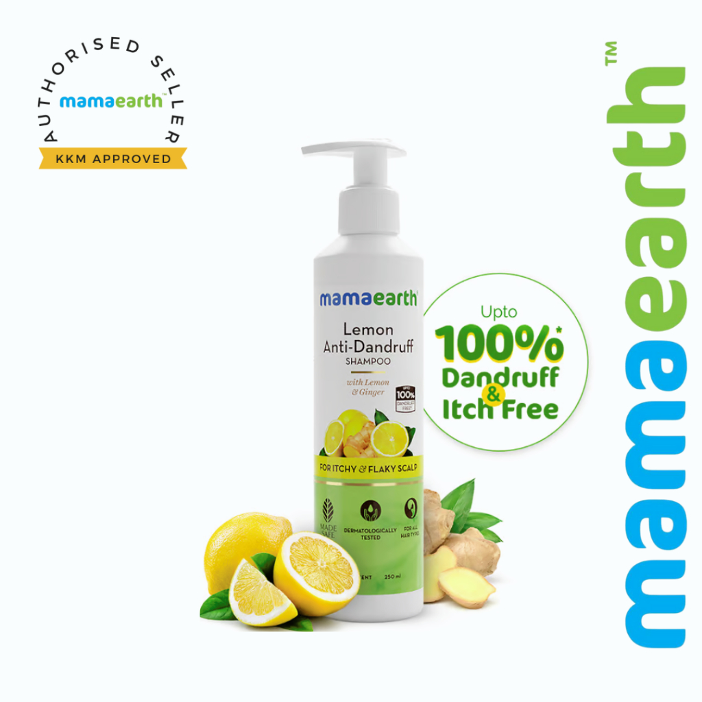 Lemon Anti-Dandruff Shampoo for Dandruff & Itch-free Scalp- 250 ml ...