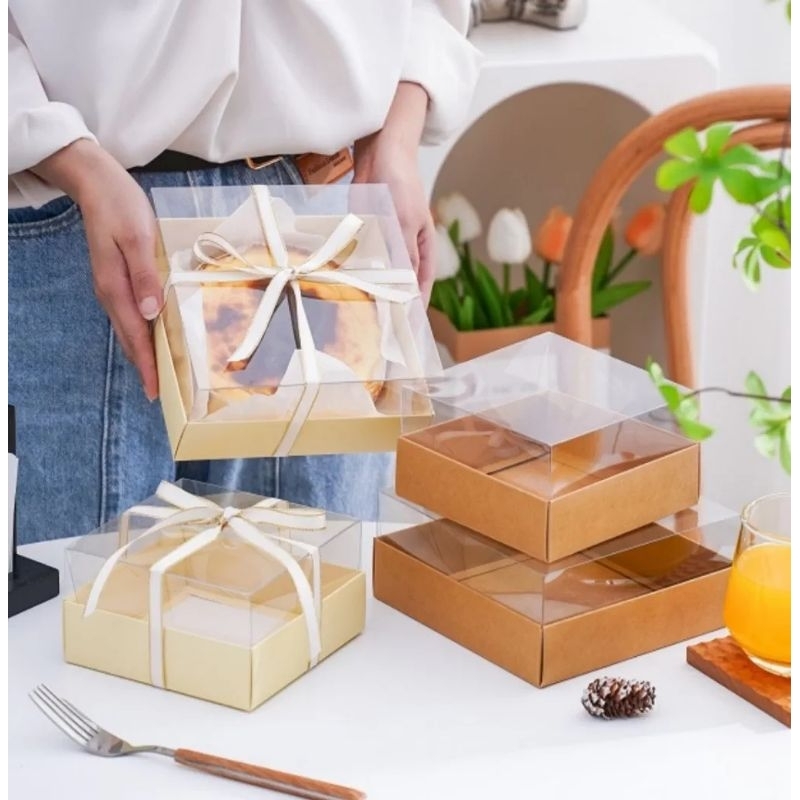 New Year Xmas Gift Baking Packing Box Cake Cookies Snack Gift Box/Kotak ...