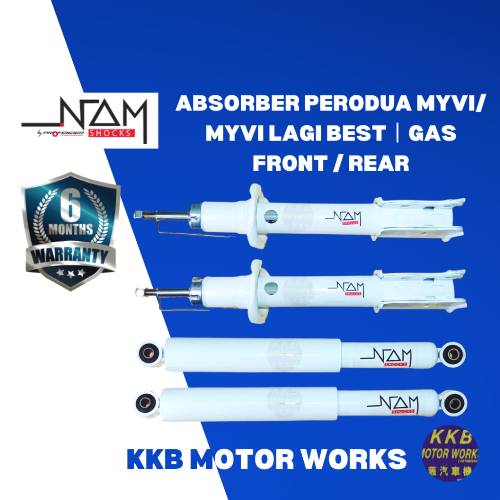 【VALUE SET】NAM Shocks Heavy Duty Absorber (Gas) for Perodua Myvi / Myvi ...