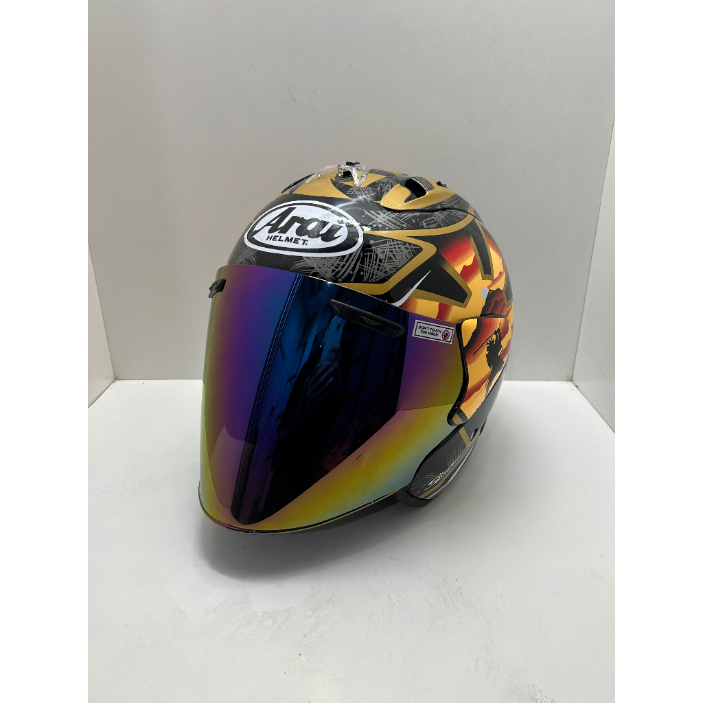 Arai Oriental Helmet Samurai Monzo Doohan Nicky Free spoiler Free Visor ...