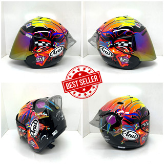 Arai Oriental Helmet Samurai Monzo Doohan Nicky Free spoiler Free Visor ...