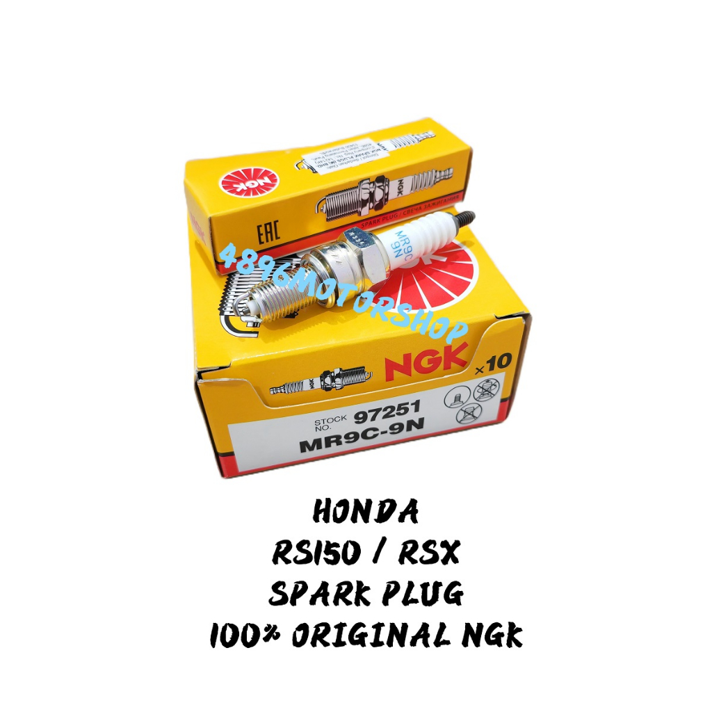 100% ORIGINAL NGK SPARK PLUG RS150 RSX RS 150 RS-X MR9C-9N / OPENER ...