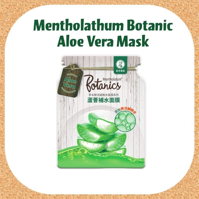 Mentholatum's Botanics Floral Sheet Mask (Anti Oxidizing Mask/Hydration ...