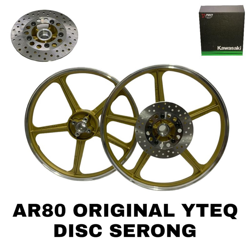 AR80 ORIGINAL YTEQ SPORT RIM STD & SERONG DISC (14/14-18) | Shopee Malaysia