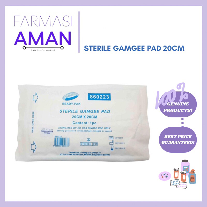 Ammeda Sterile Gamgee Pad 20cm x 20cm 1pcs | Shopee Malaysia